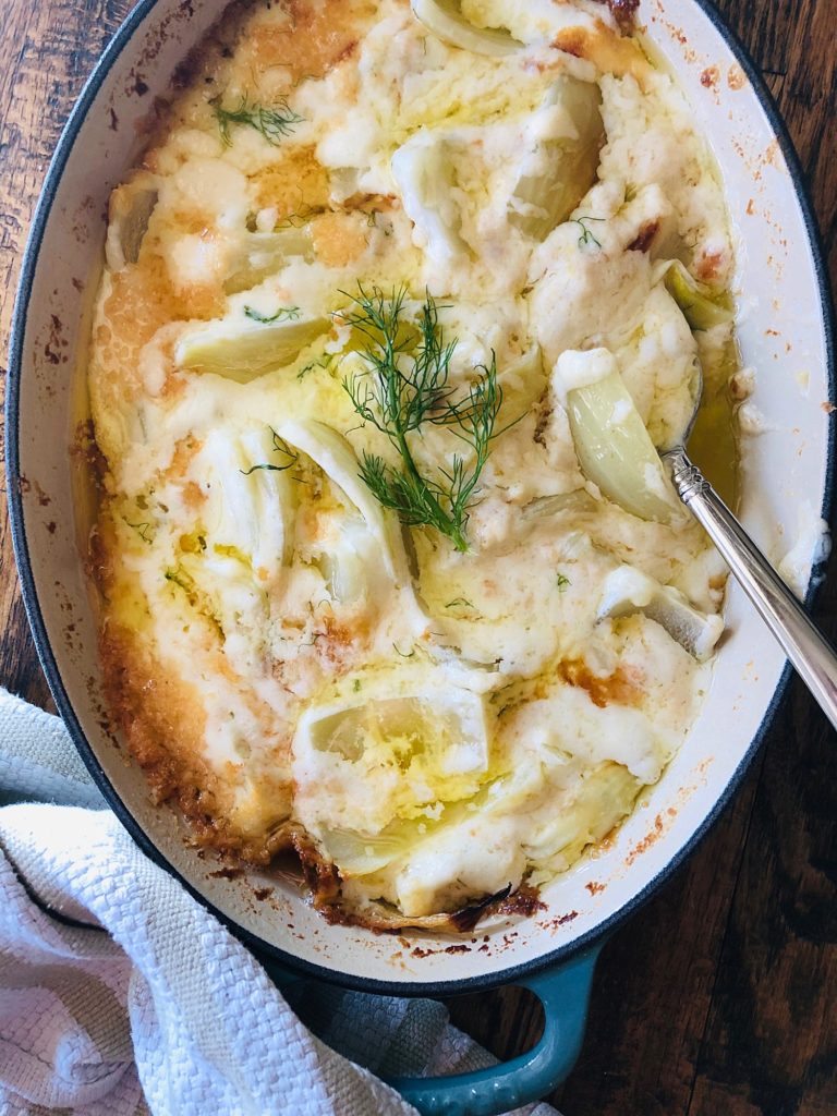 Creamy Baked Fennel - There's Always Pizza